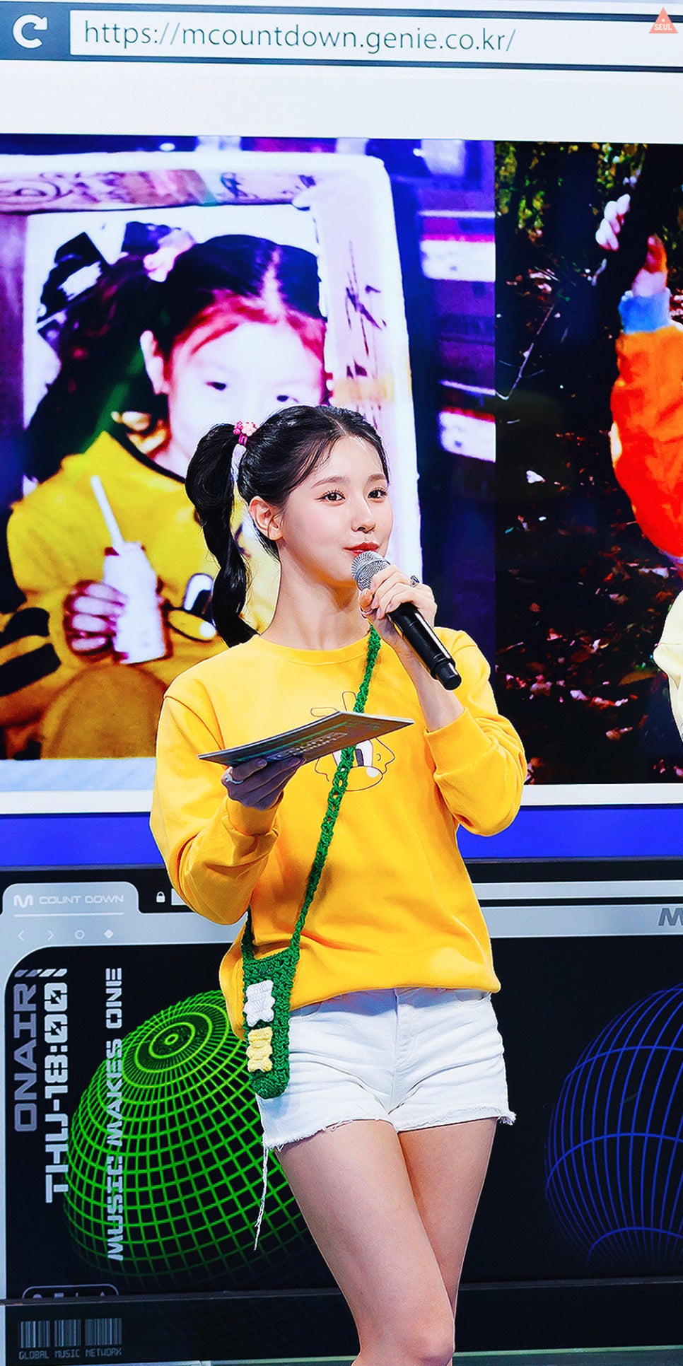 (여자)아이들 미연 엠카운트다운 MC #37 배경화면_by.슬짱