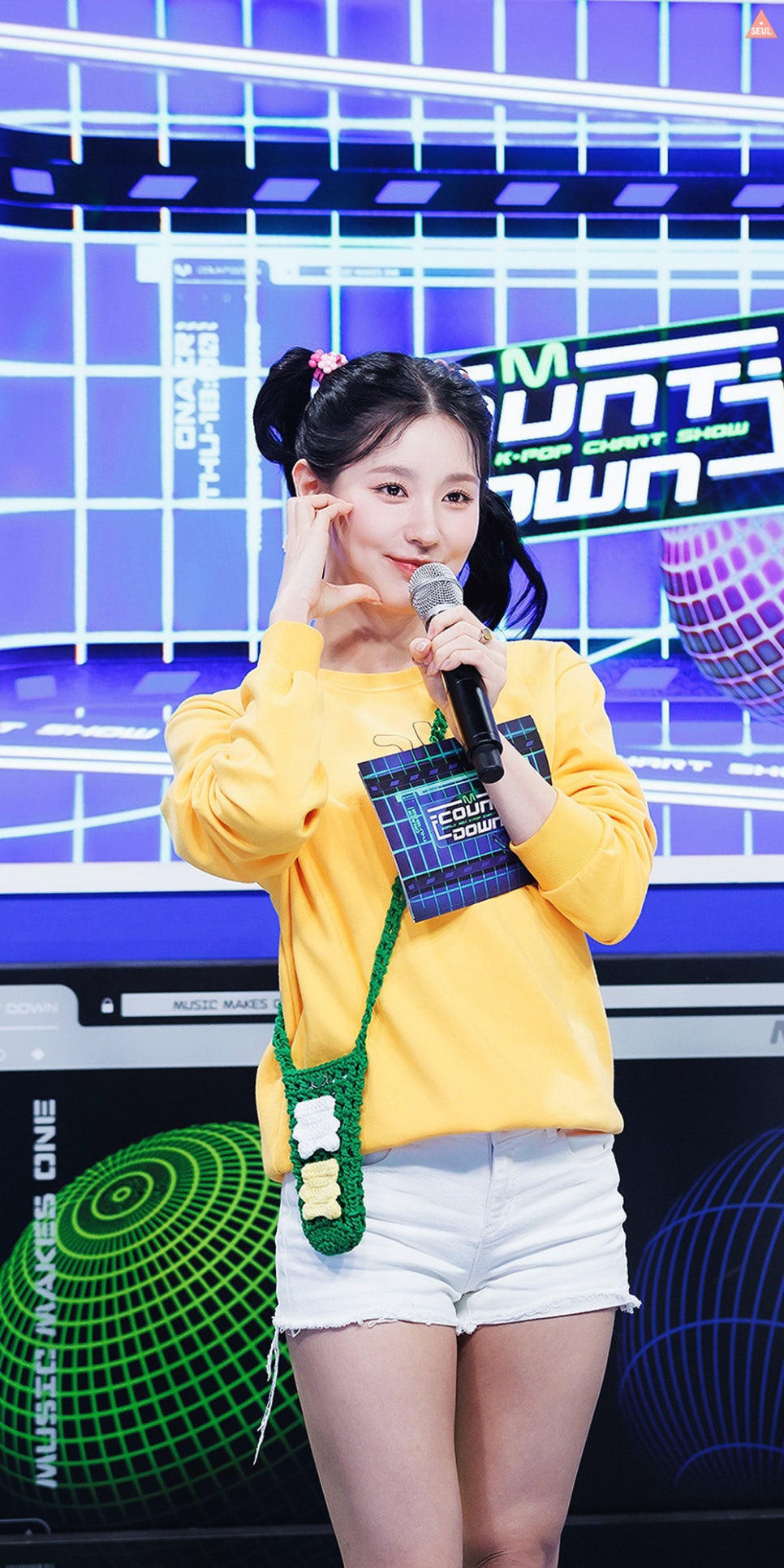 (여자)아이들 미연 엠카운트다운 MC #37 배경화면_by.슬짱