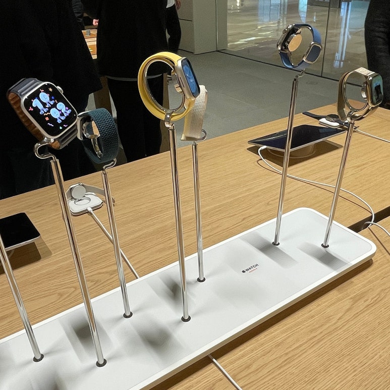 잠실 애플스토어 방문기 ㅣ애플워치울트라 착용후기ㅣ아이폰14, 아이패드미니