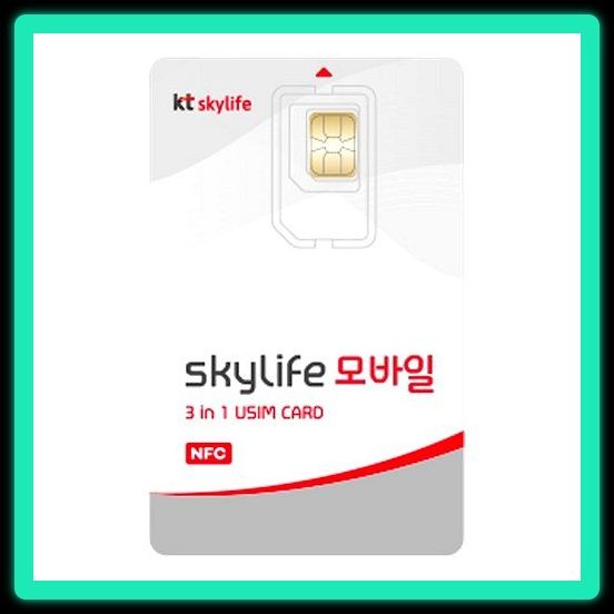 KT skylife 모바일 유심, 갤럭시아이폰 15에 찰떡궁합!