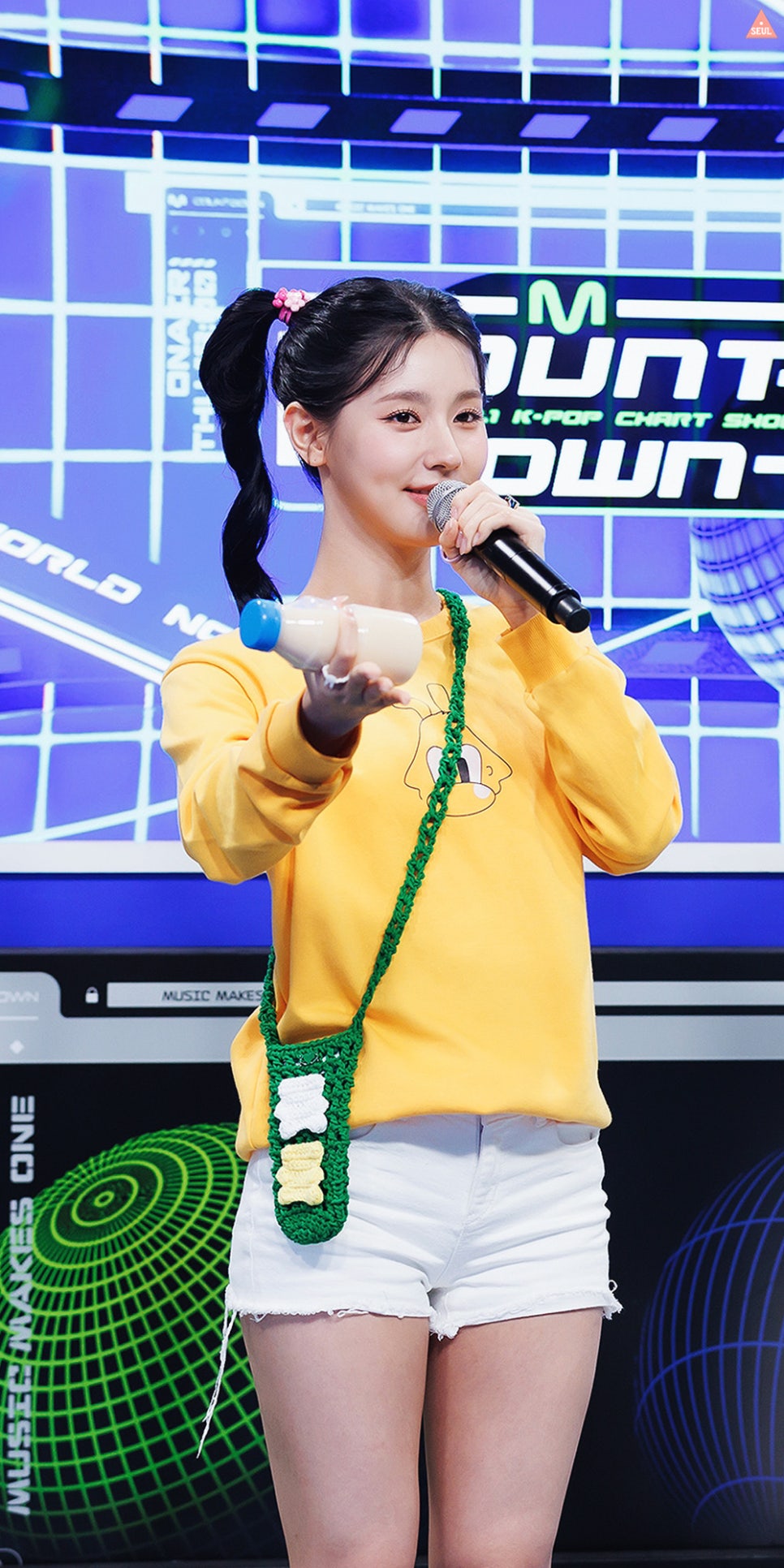 (여자)아이들 미연 엠카운트다운 MC #37 배경화면_by.슬짱