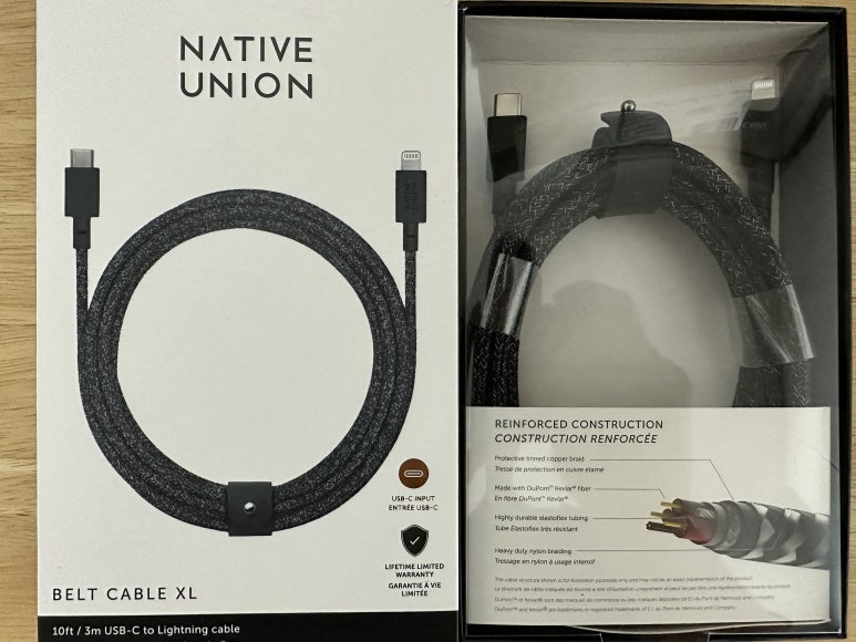 [네이티브 유니온] 아이폰 c to lightning usb belt xl cable cosmos (씨 투 라이트닝 케이블 ...